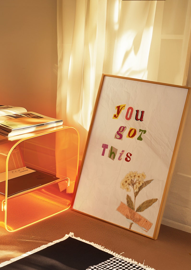 You Got This Motivational Poster, Inspirational Wall Art, Positive ...