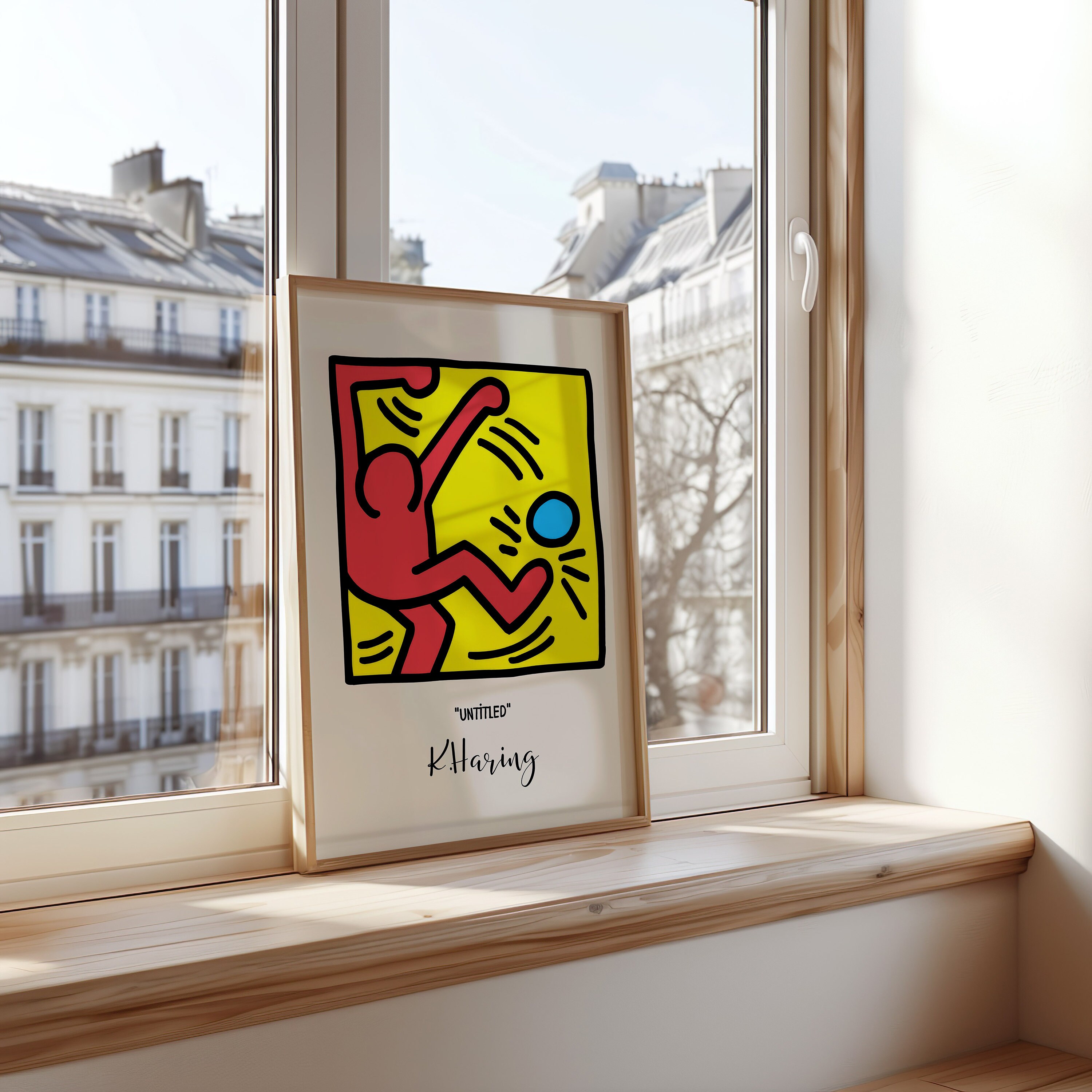 Keith Haring Poster Set, Untitled, Untitled Earth Day, Crack Down, Bold ...