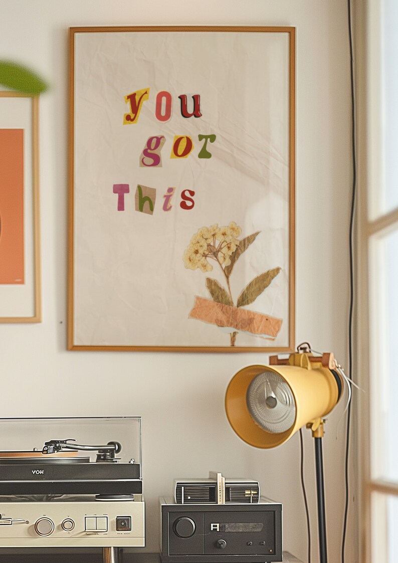 You Got This Motivational Poster, Inspirational Wall Art, Positive ...