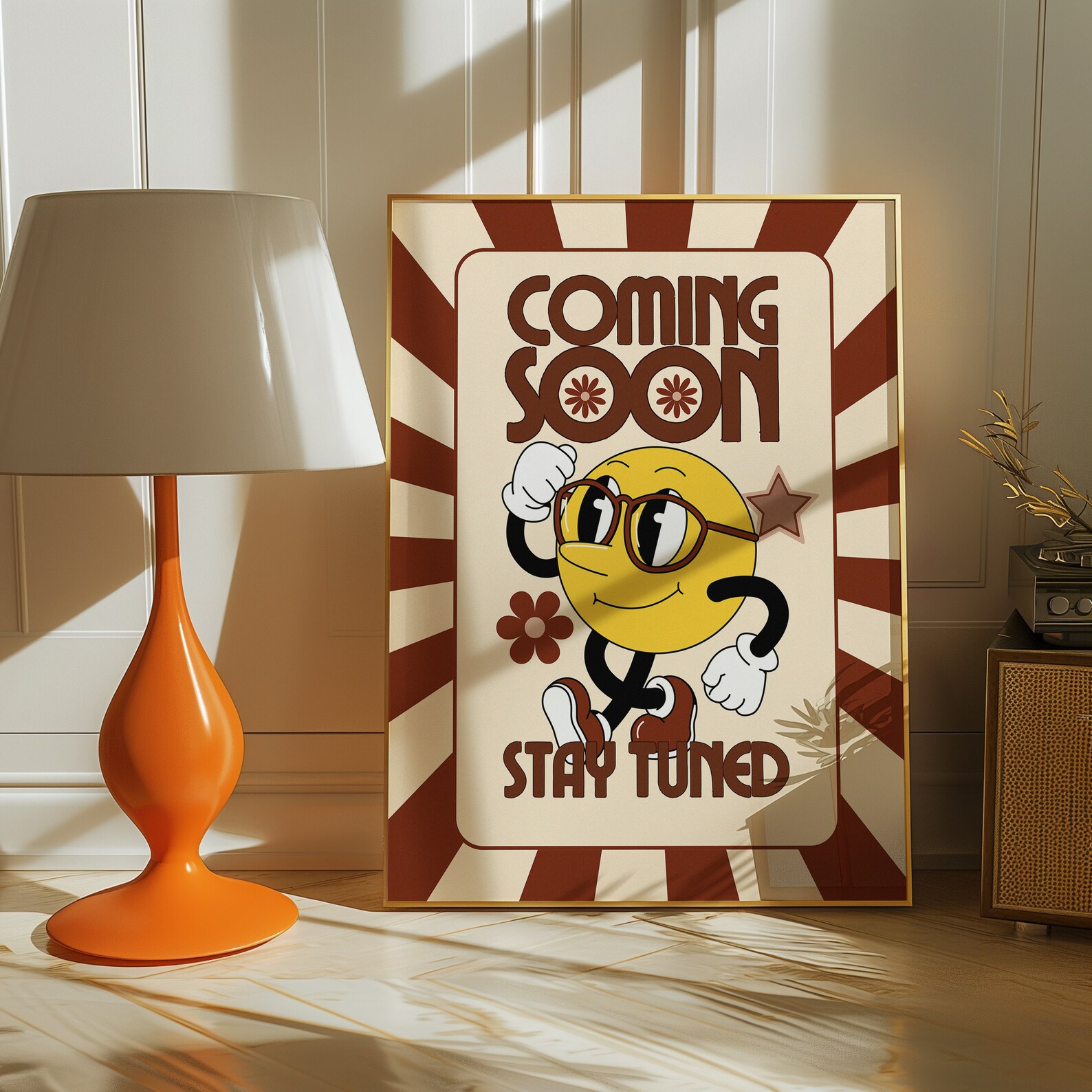 Retro coming Soon Poster, Vintage Stay Tuned Art, Nostalgic Decor ...
