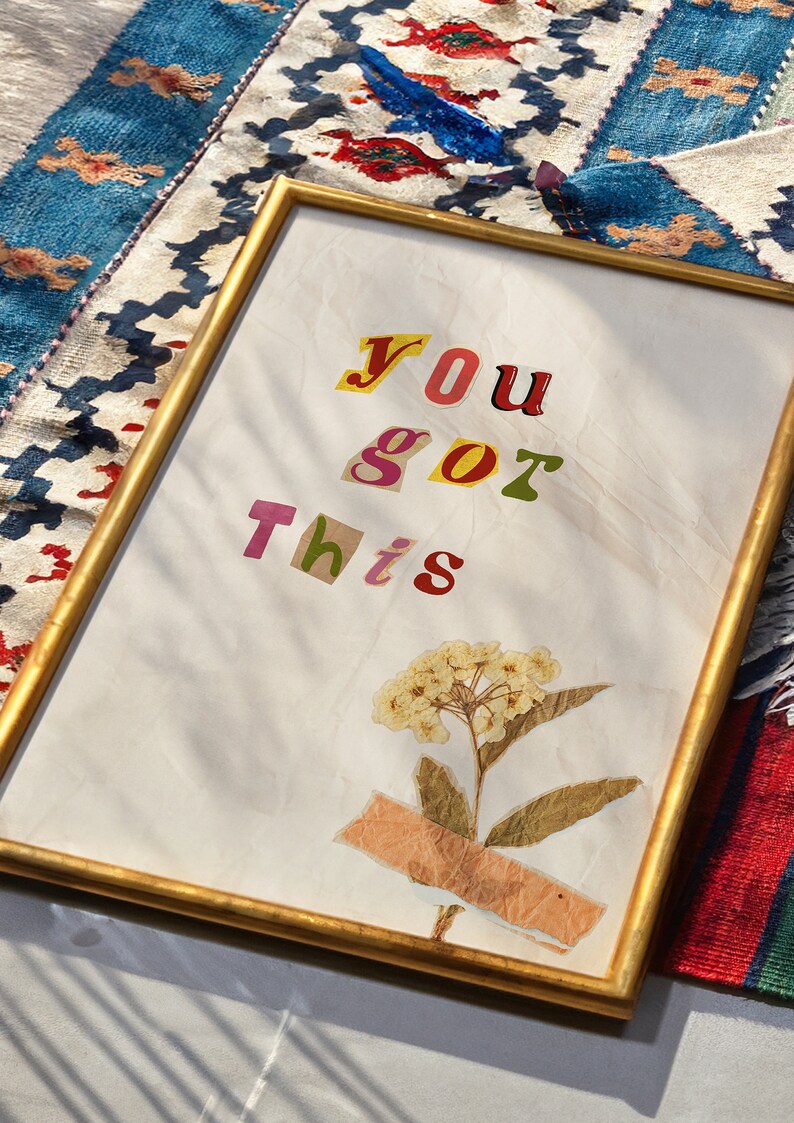 You Got This Motivational Poster, Inspirational Wall Art, Positive ...