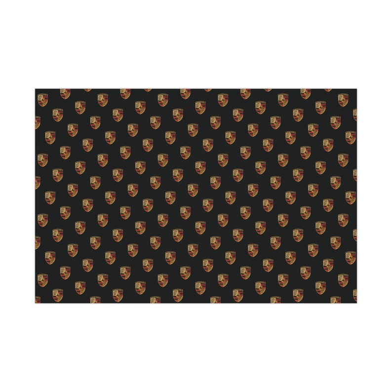 Porsche Logo Wrapping Paper Car Wrapping Paper Porsche 911 Gift ...