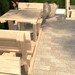 Outdoor Table Construction Plan for 2 People, Imperial and Metric ...