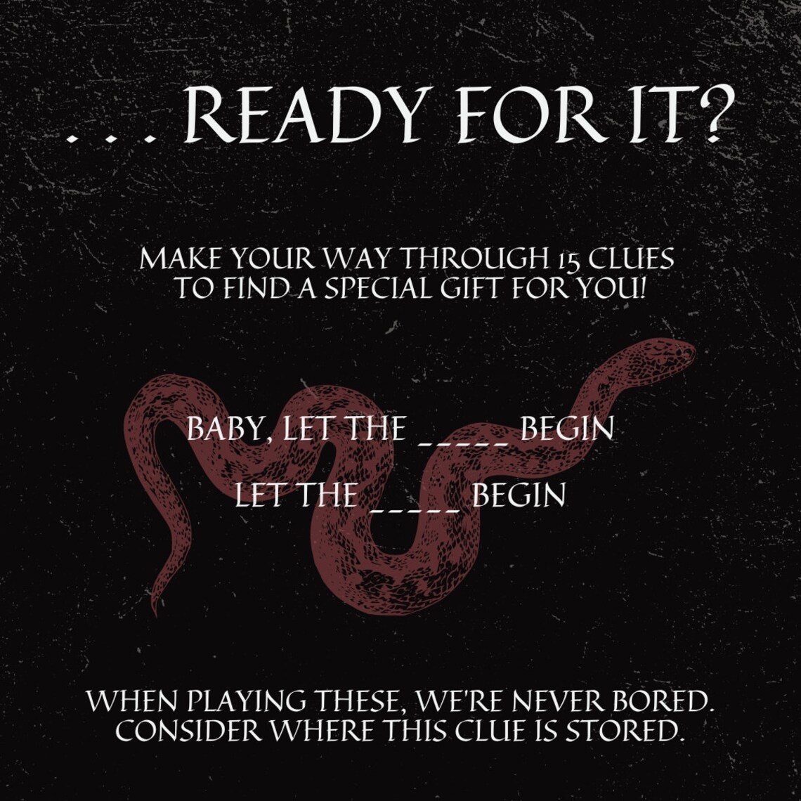 15 Taylor Swift Scavenger Hunt Clues - Now Updated With TTPD Content ...