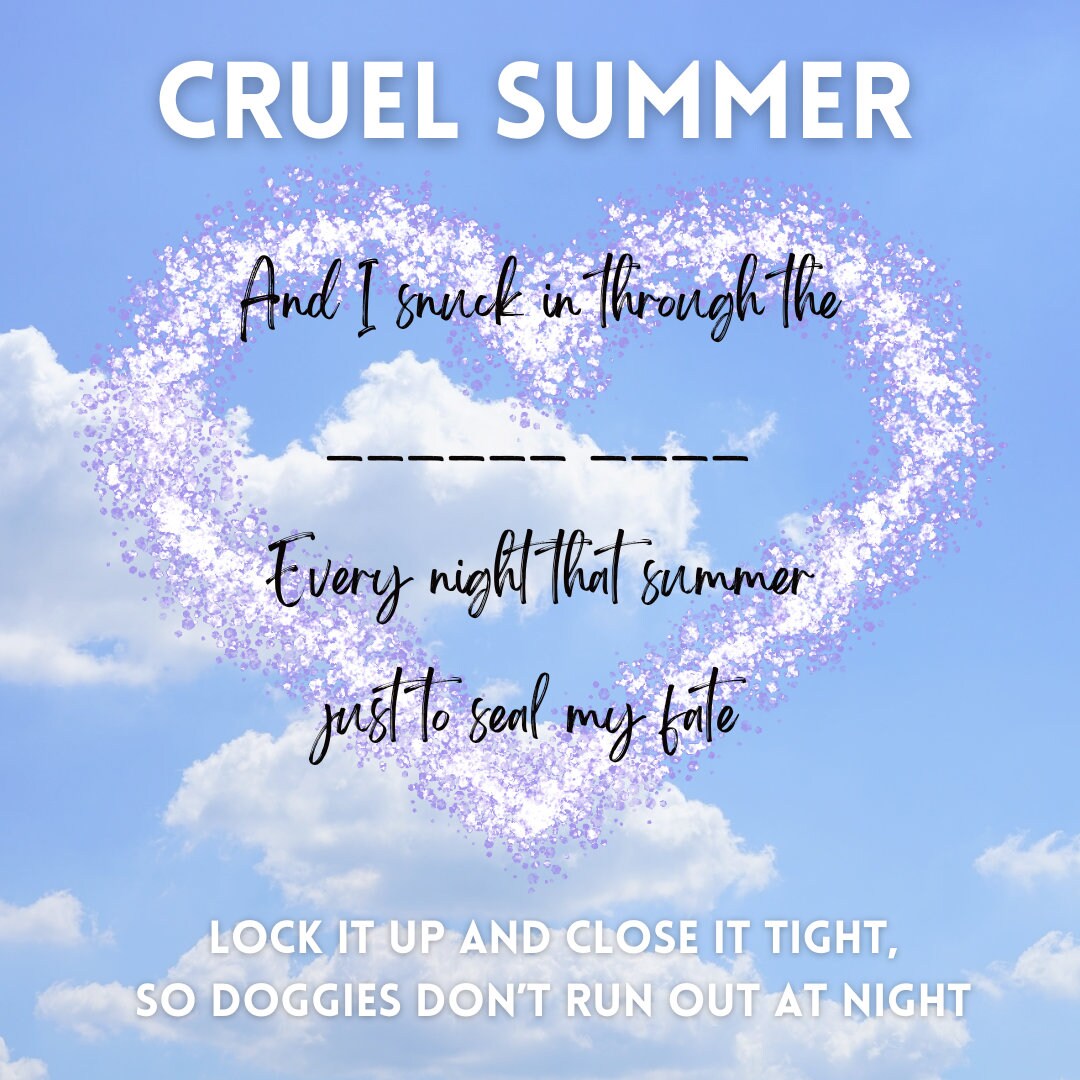 15 Taylor Swift Scavenger Hunt Clues - Now Updated With TTPD Content ...