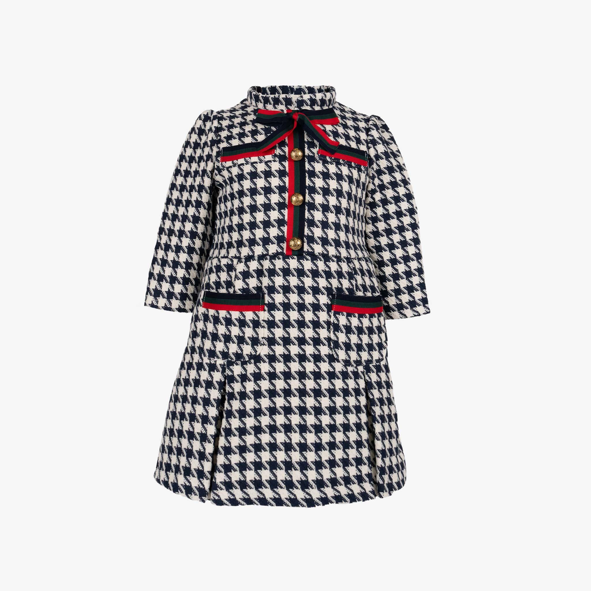 Girls Tweed Dress: Houndstooth Holiday Party Dress - Etsy