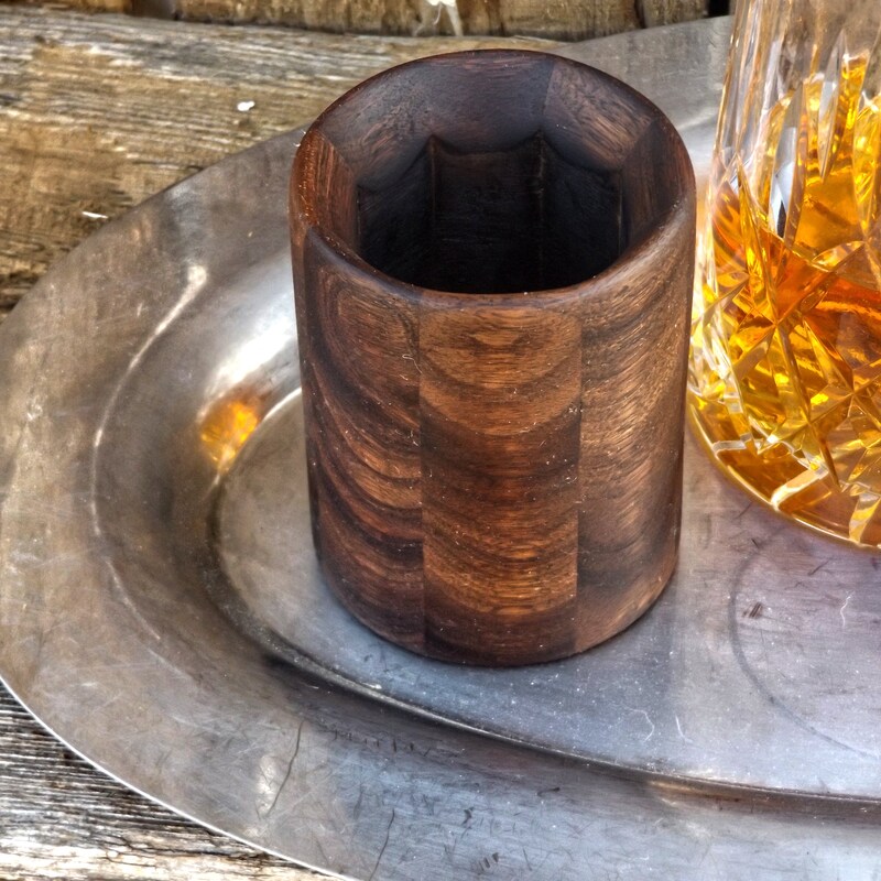 Bourbon Oak Whiskey Cup - Etsy