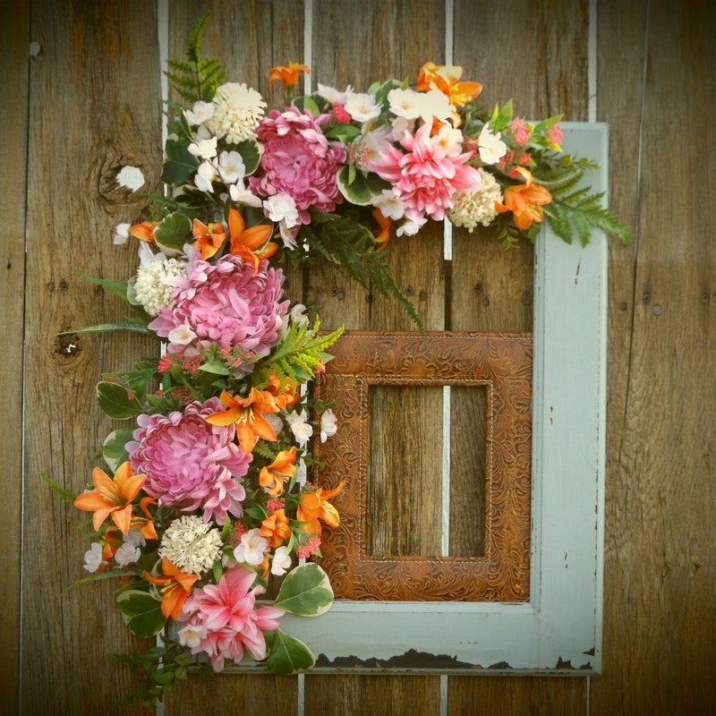 Frame Wreath - Etsy
