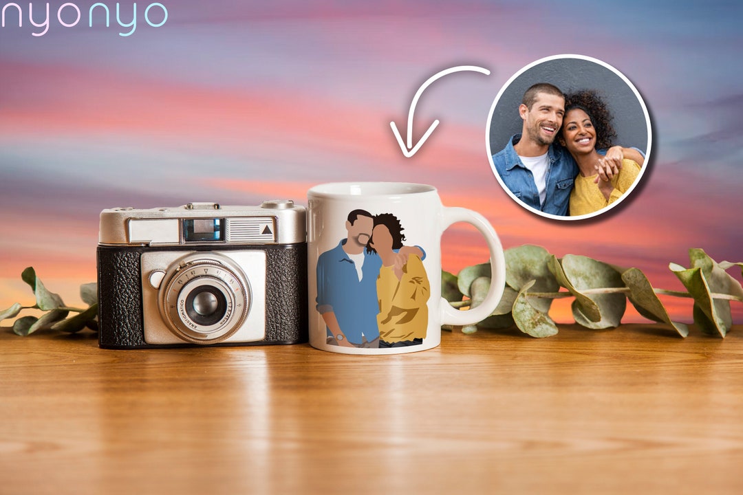 Personalized Faceless Portrait Mug,custom Painting Cup,customized ...