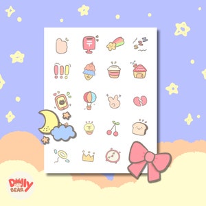 Cute Crayon Doodles Digital Stickers, Goodnotes Digital Planner Sticker ...