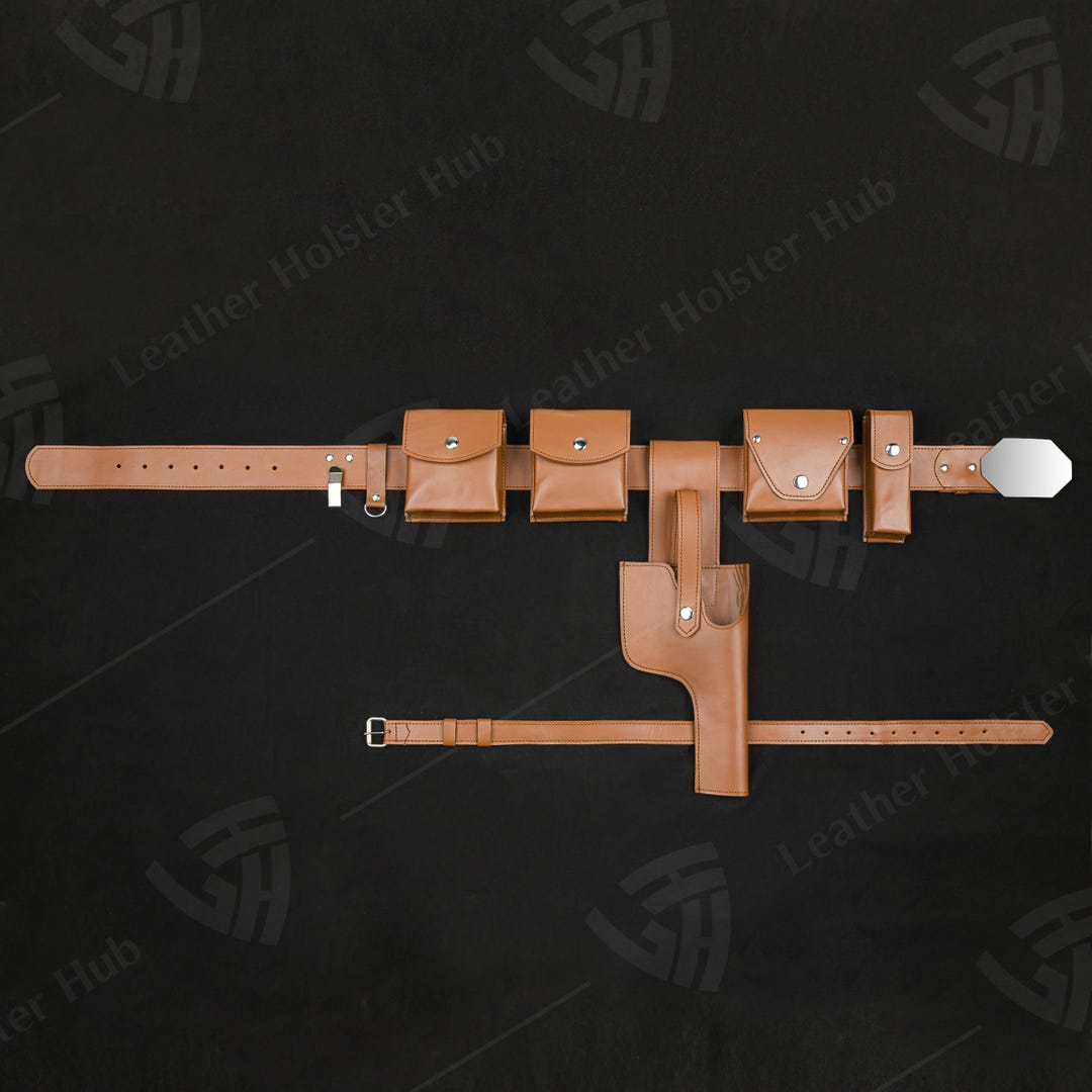 DL-44 Bespin Luke Skywalker ESB Holster Leather Waist Belt With Gun ...