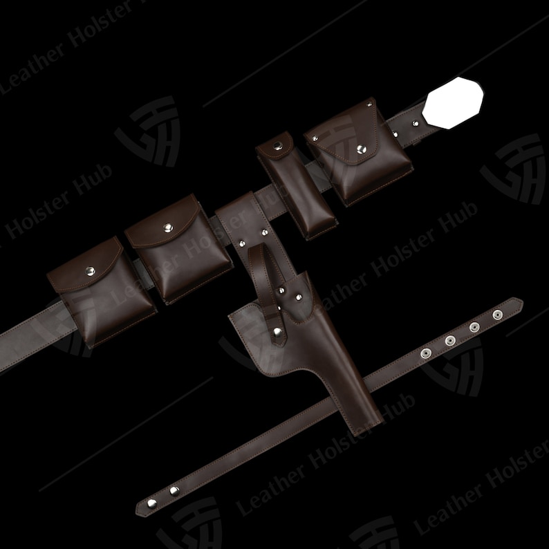 DL-44 Bespin Luke Skywalker ESB Holster Leather Waist Belt With Gun ...