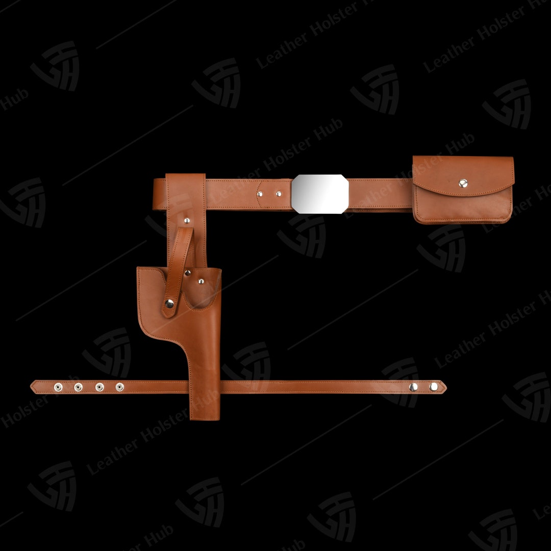 ESB DL44 Rebel Pilot Holster, Belt Han Solo Blaster, Leather Belt With ...