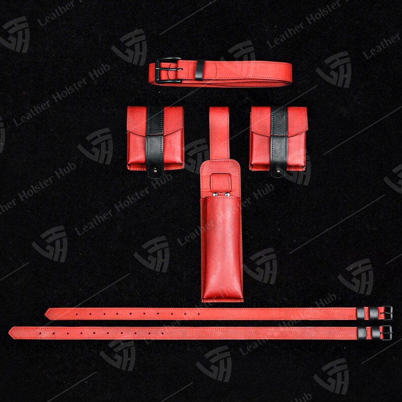 Daredevil Belt Pouch Billy Club Drop Pouch Full Set Marvel Pouch ...