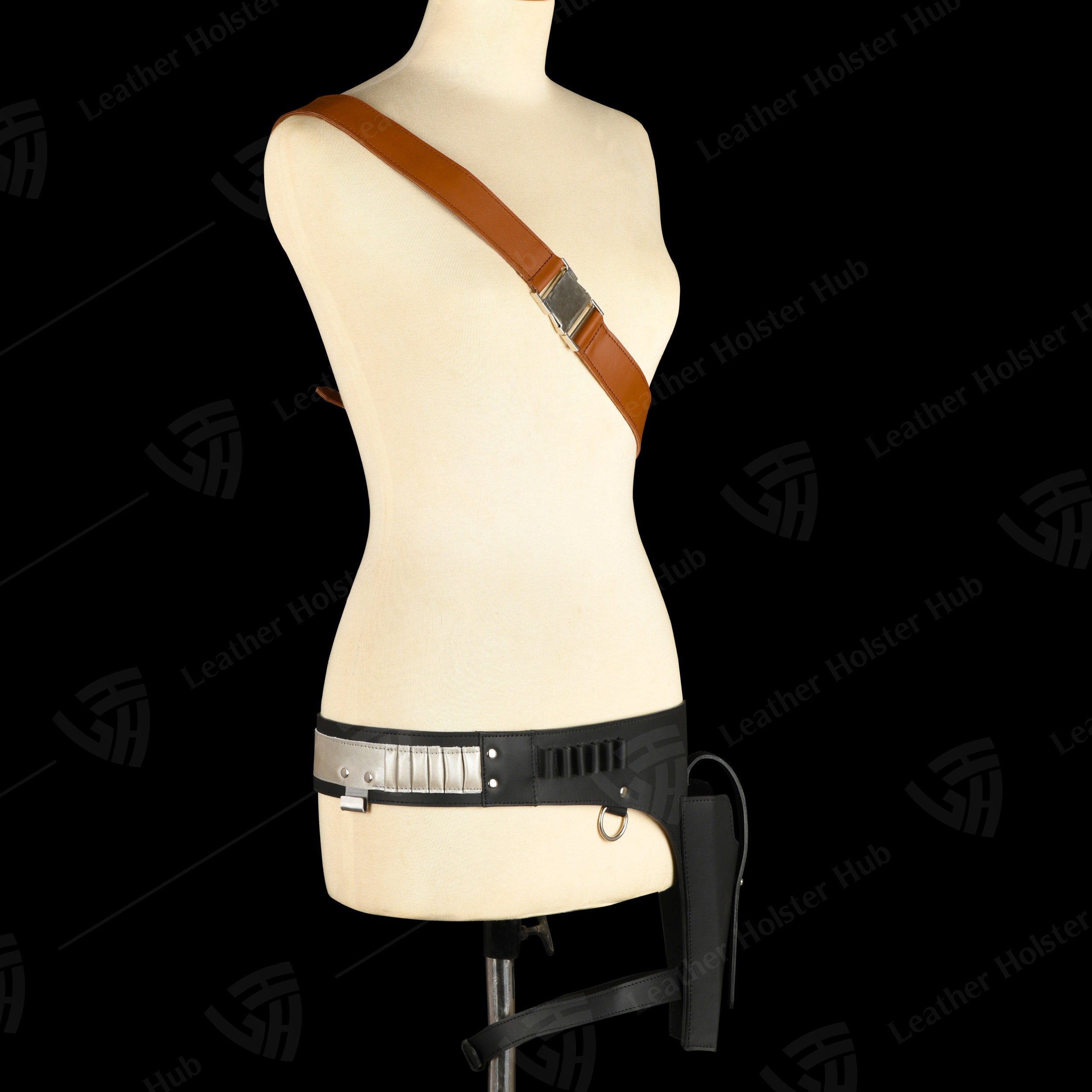 Inspired by Star Wars Mandalorian Jedi Survivor Belt Holster Cross ...