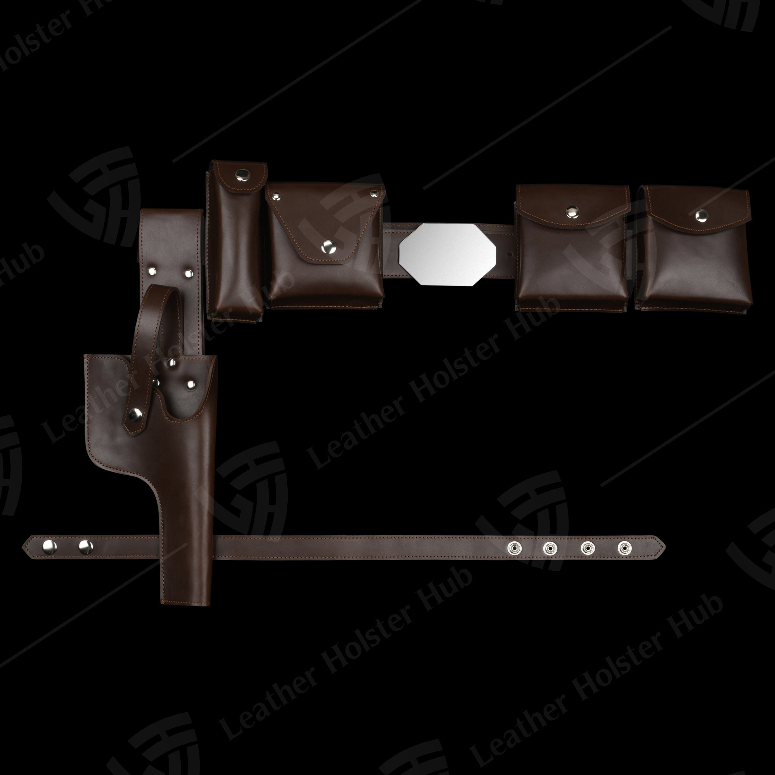 DL-44 Bespin Luke Skywalker ESB Holster Leather Waist Belt With Gun ...