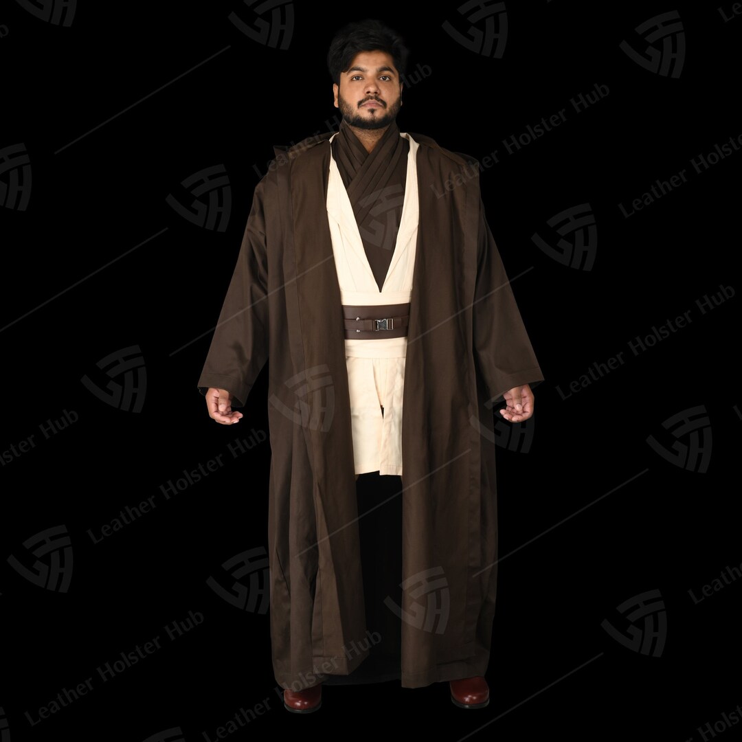 Obi Wan Kenobi-cosplay Costume Custom Made Movie Star Cosplay Jedi Robe ...