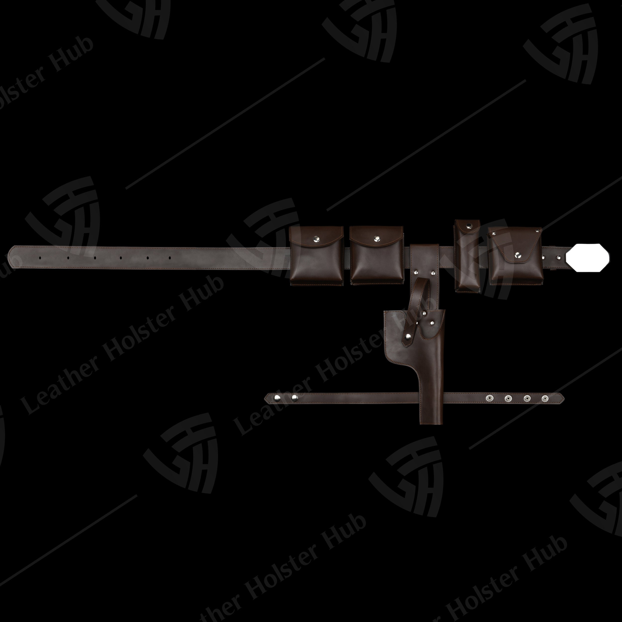 DL-44 Bespin Luke Skywalker ESB Holster Leather Waist Belt With Gun ...