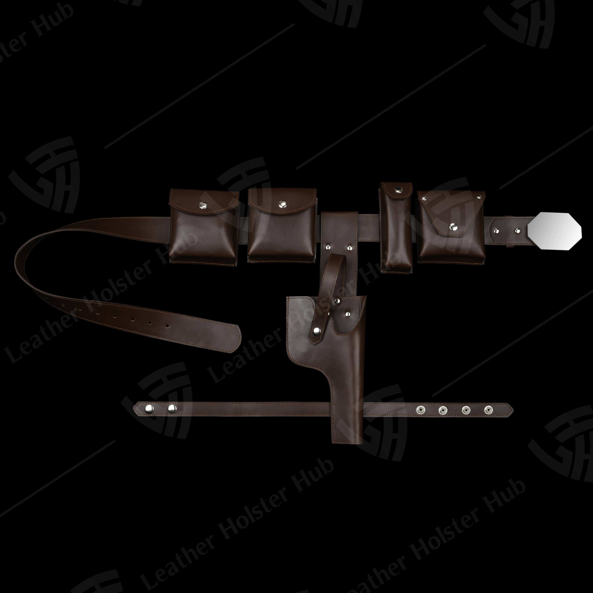 DL-44 Bespin Luke Skywalker ESB Holster Leather Waist Belt With Gun ...