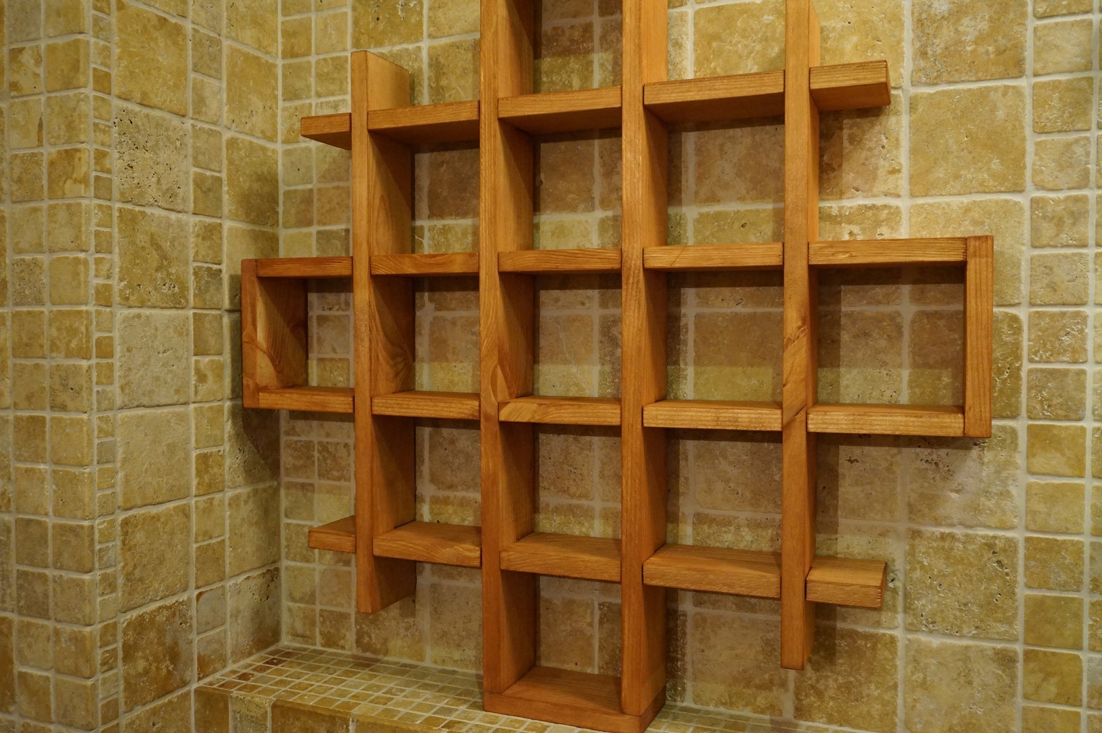 Cup Holder, Handmade Solid Wood Cup Shelf Coffee Tea Mug Shelf, Wall ...