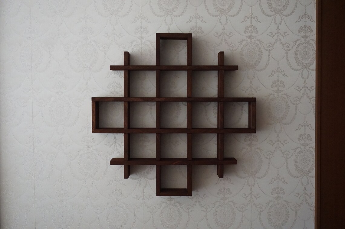 Cup Holder, Handmade Solid Wood Cup Shelf Coffee Tea Mug Shelf, Wall ...