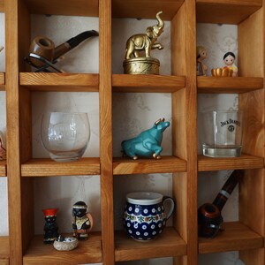 Cup Holder, Handmade Solid Wood Cup Shelf Coffee Tea Mug Shelf, Wall ...