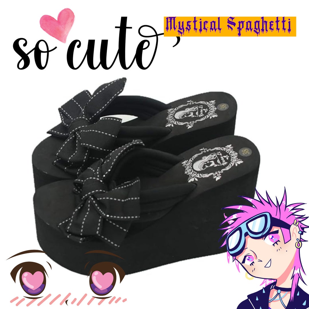 High Platform Flip-flop Sandals, Chunky Wedge Flip-flop Sandals, Women ...