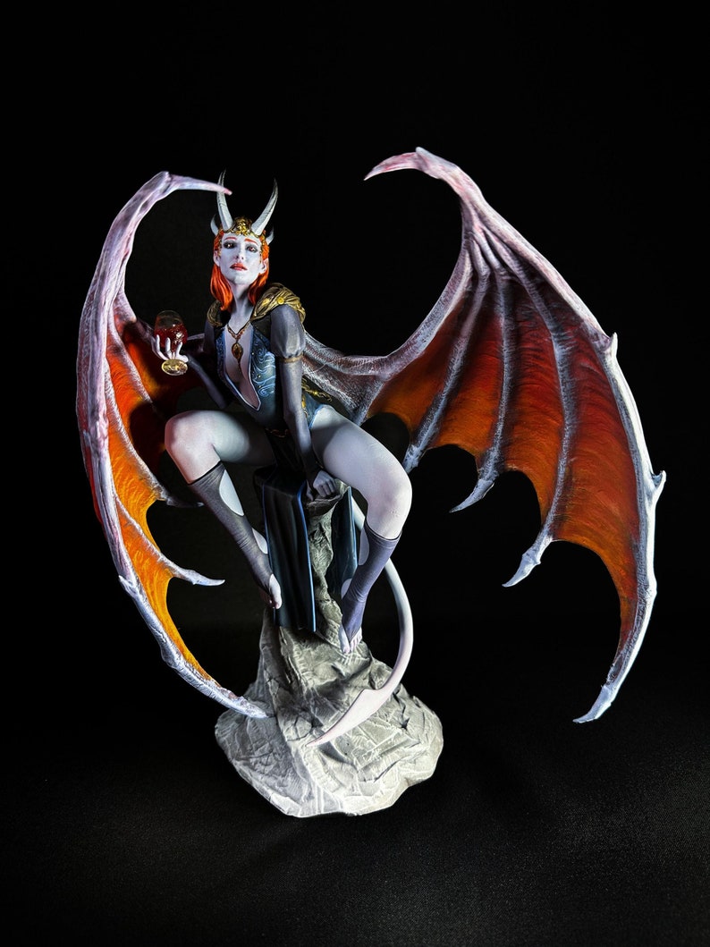 Hand Painted Mizora Figure: BG3 Resin Model Kit - Gamer Gift - Etsy