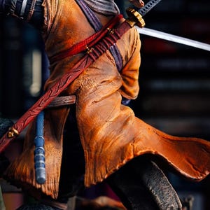 Sekiro 3D Printed Figure: Hand-painted Samurai Miniature - Etsy