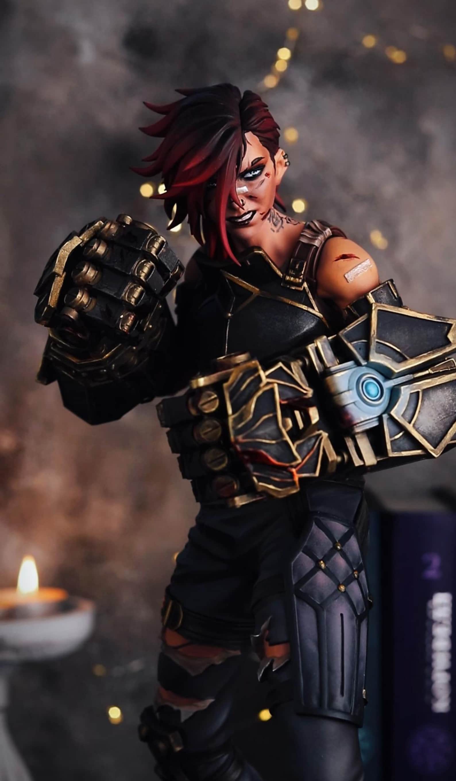 Vi Arcane Fan Art: Hand-painted Resin Model Kit for Gamers - Etsy