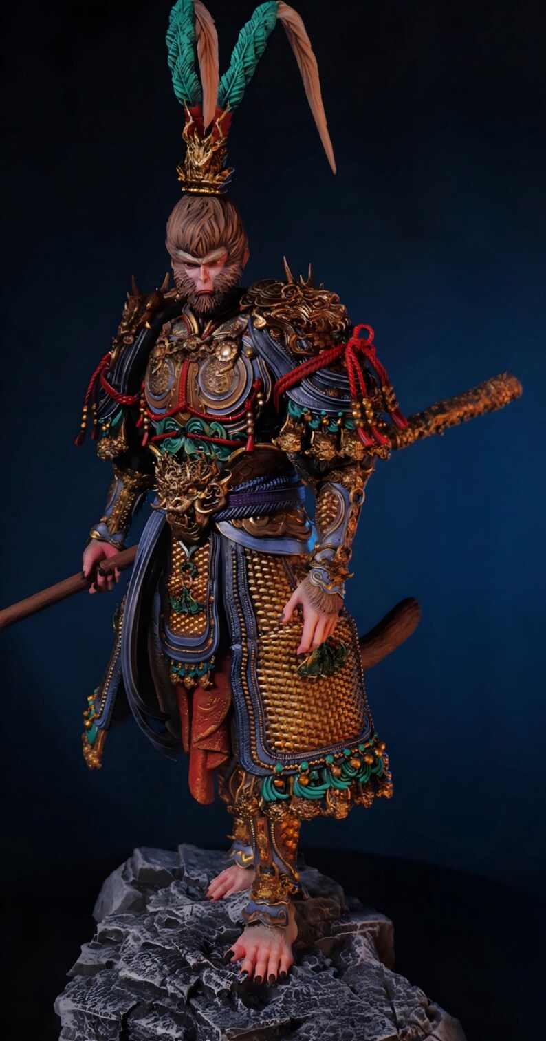 Sun Wukong Statue Gift for Collectors | Monkey King Figure 1:8 | Geek ...