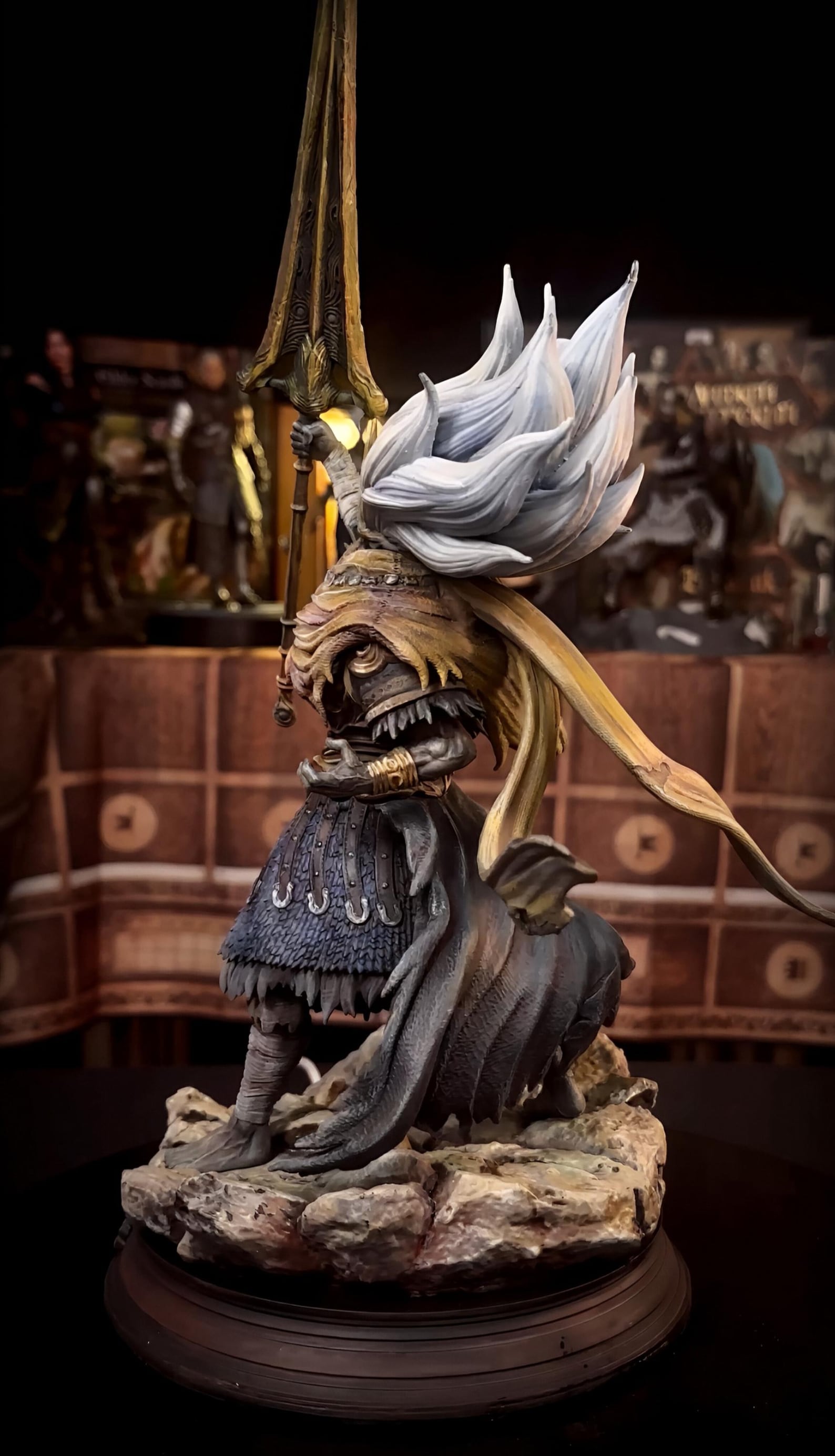 Nameless King Statue – Dark Souls III, Hand-painted 3D Print - Etsy