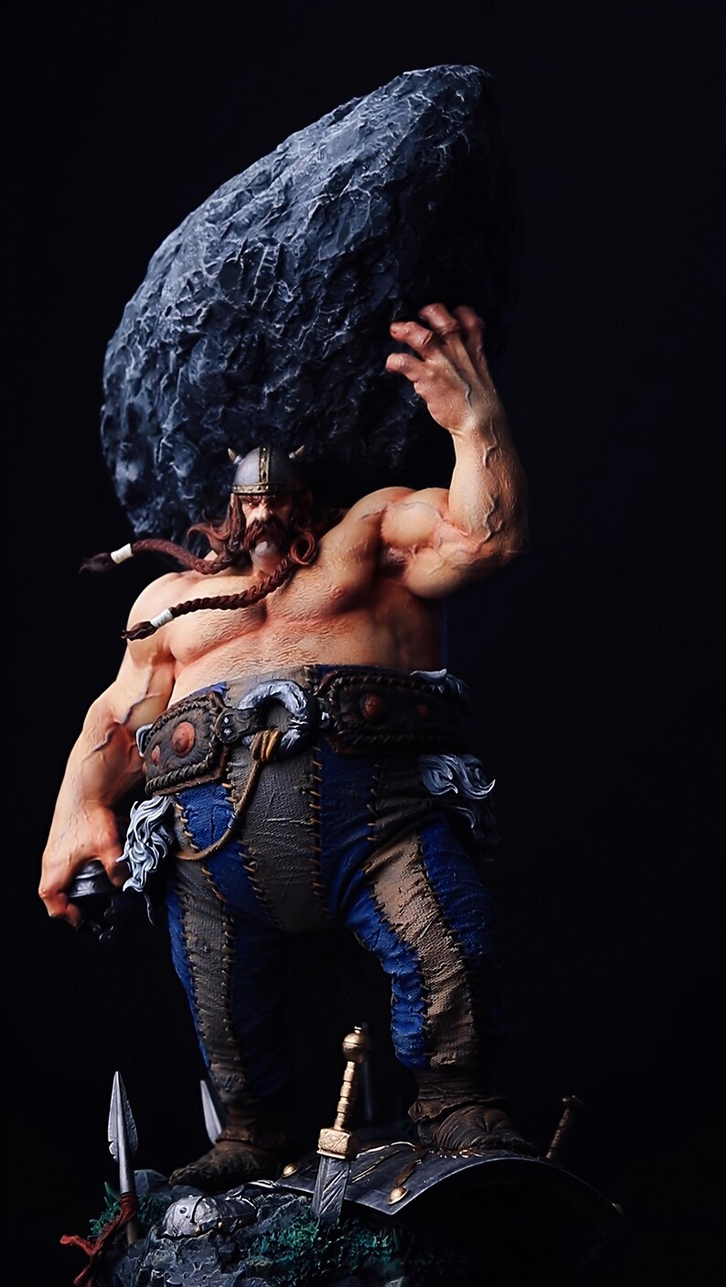 Hand-painted Obelix Figure: Asterix 3D Printed Collectible - Etsy