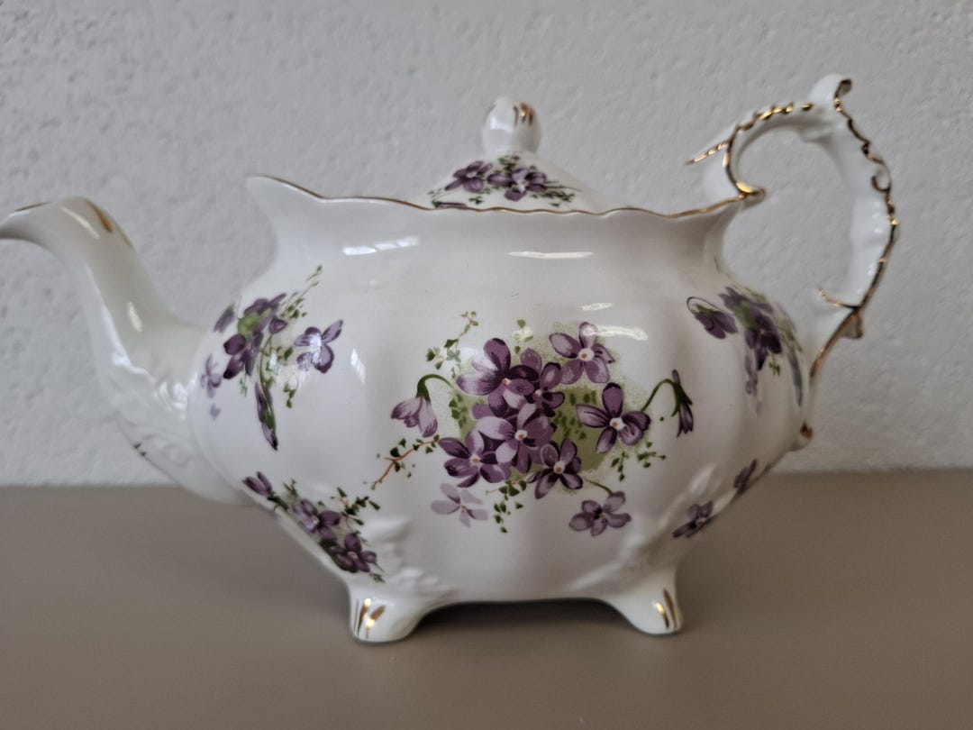 Hammersley Teapot Victorian Violets - Etsy