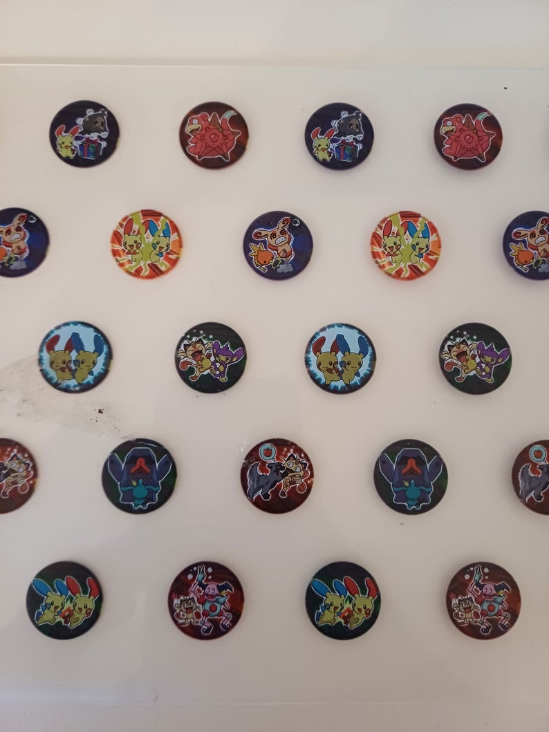Rare Pokemon Mini Pog/tazo Uncut Sheet - Etsy
