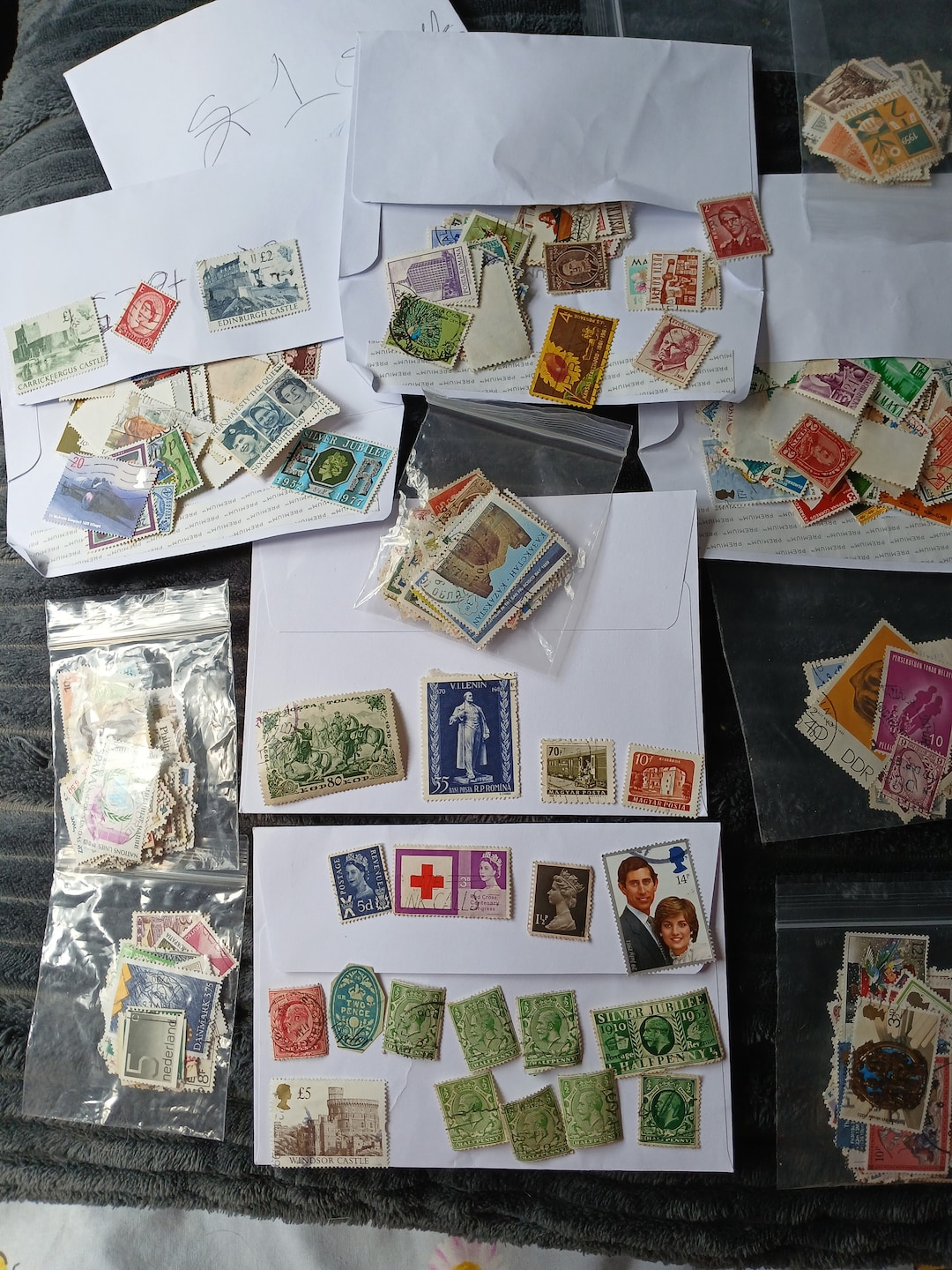Stamps Rare Stamps Whole Collection of 100s Job Lot Bundle Stamps ...
