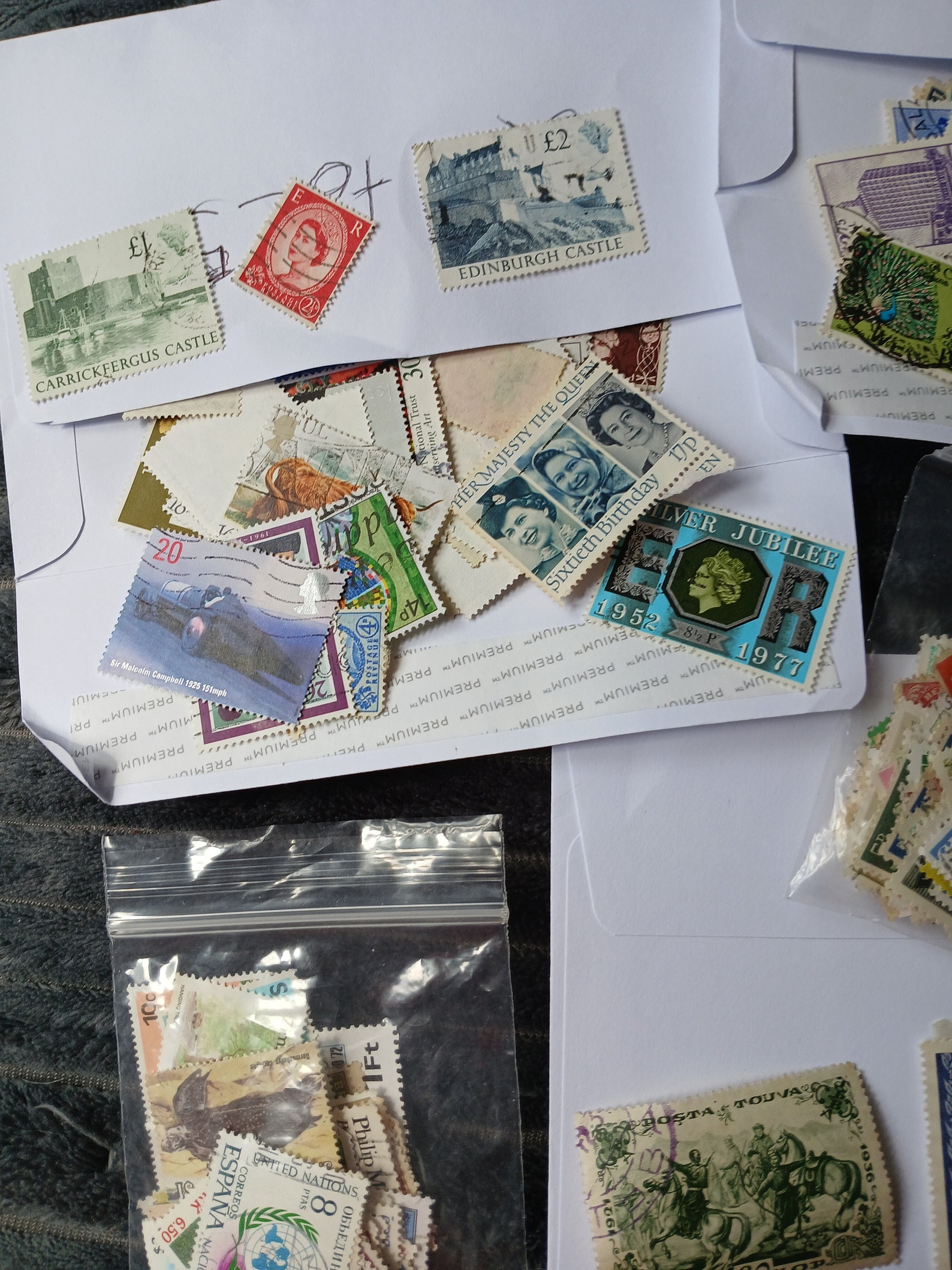 Stamps Rare Stamps Whole Collection of 100s Job Lot Bundle Stamps ...