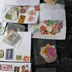 Stamps Rare Stamps Whole Collection of 100s Job Lot Bundle Stamps ...