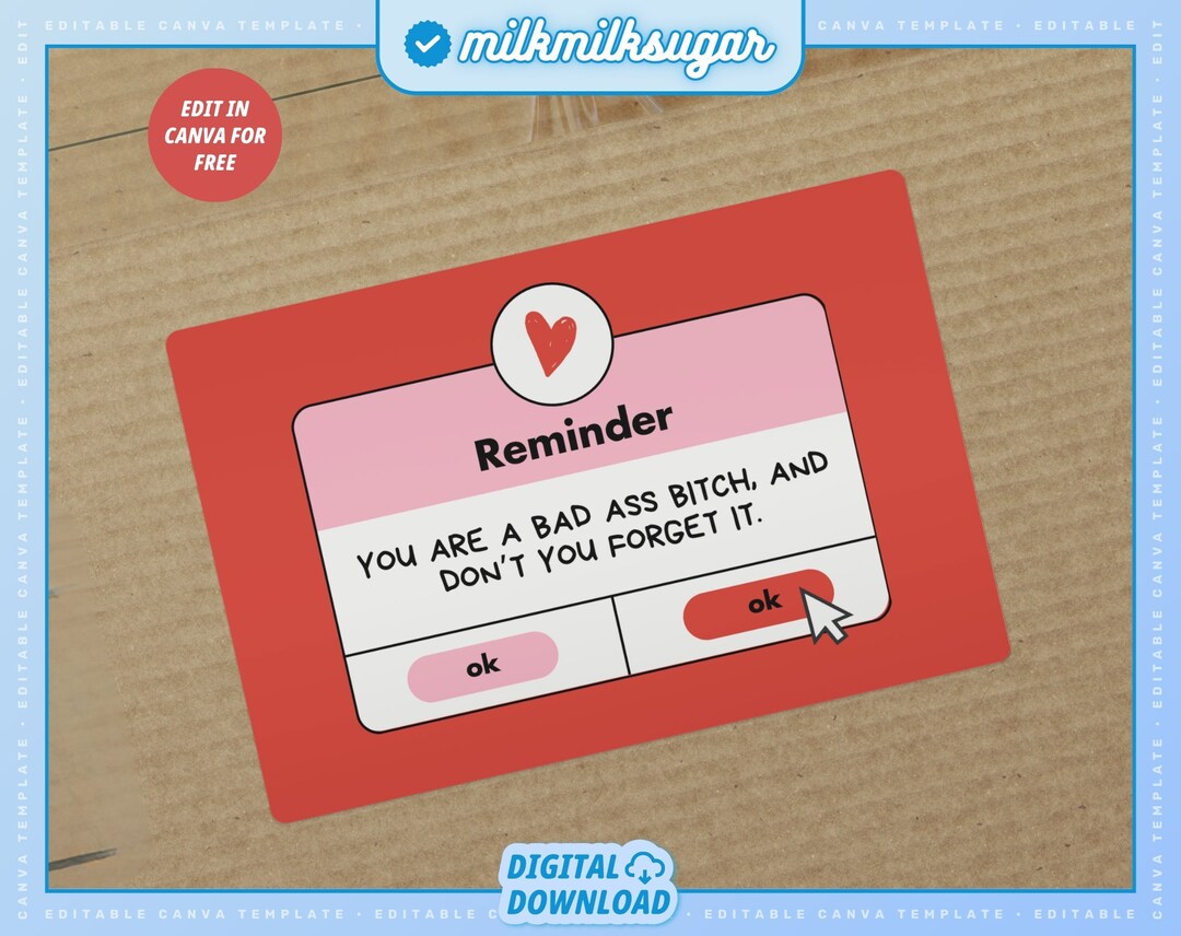 Valentines Day Sticker Editable Template, Small Business Packaging ...