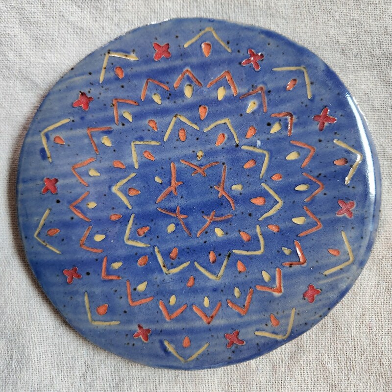 Clay Trivet - Etsy