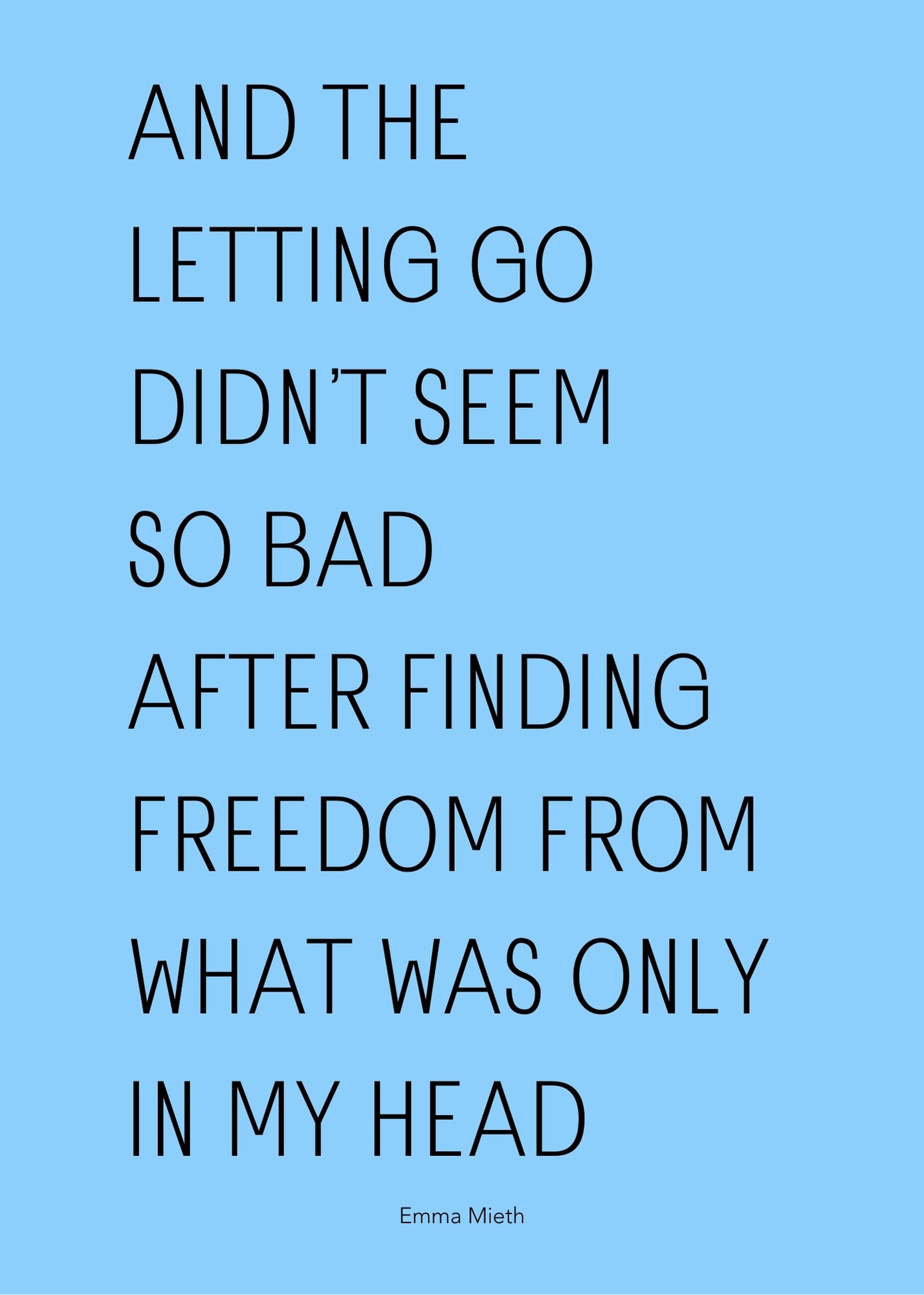 Letting Go Quote - Digital Art, Surrender, Freedom, Christian ...