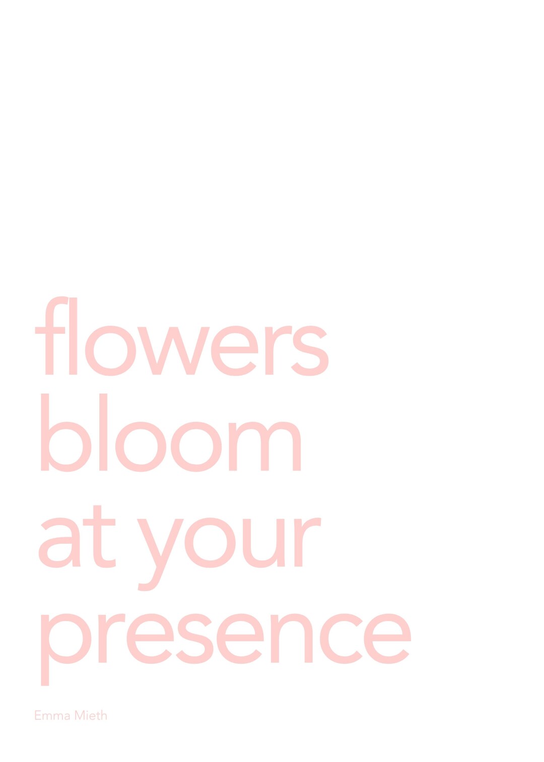Flowers Bloom at Your Presence - Christian Digital Art, Affirmations ...