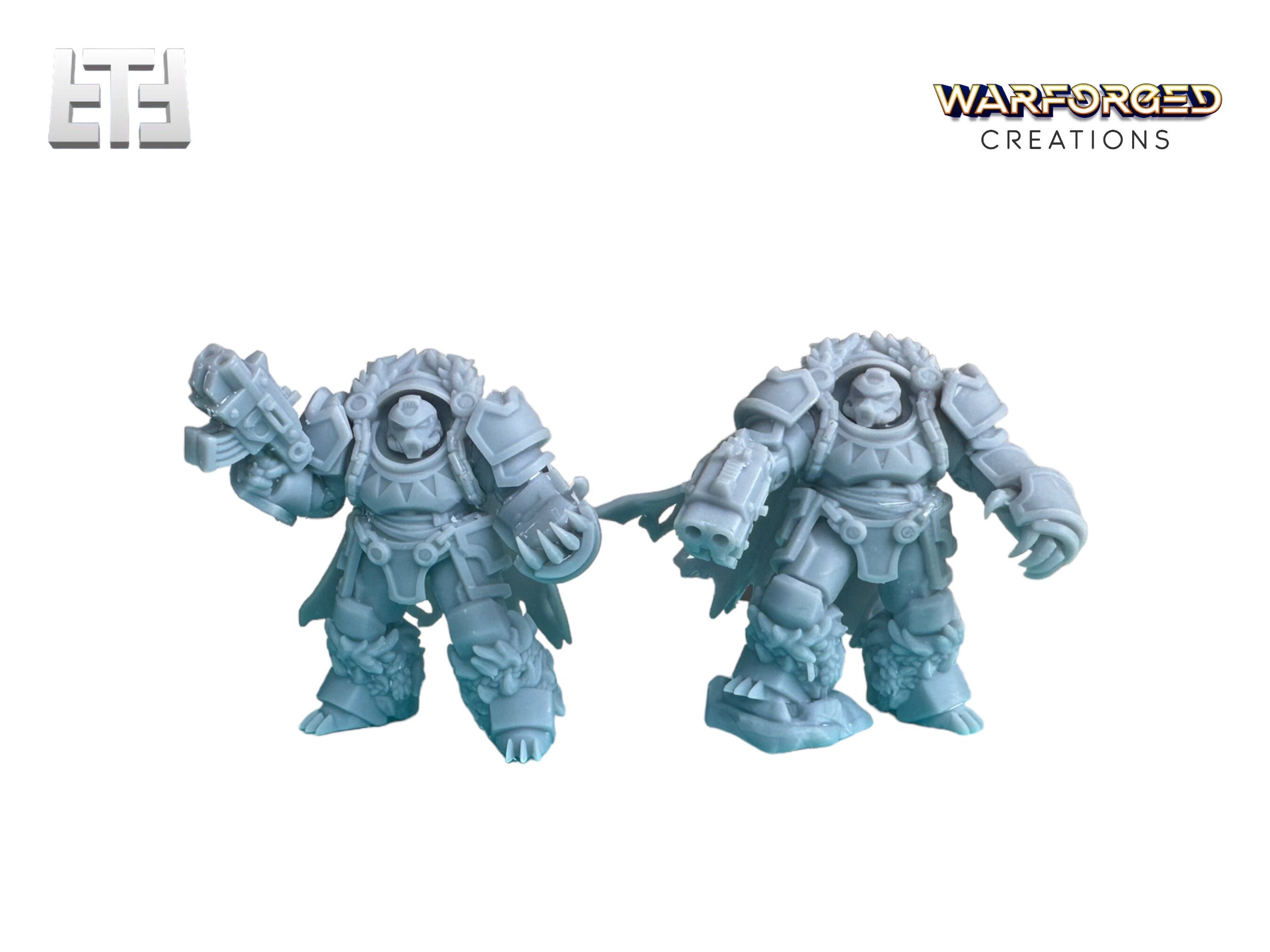 Space Bears Kodiak Terminator Squad 3D Resin Printed Miniature Tabletop ...