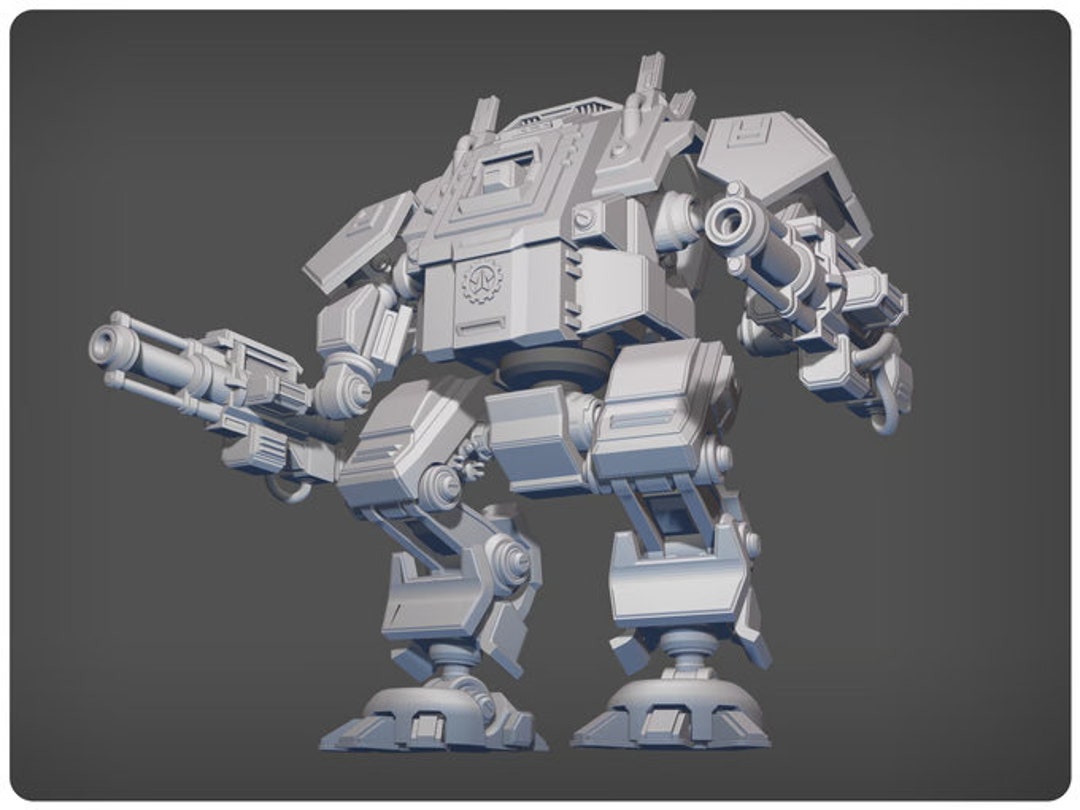 Helldivers 2 Inspired Hulk Bruiser Wargaming Resin Tabletop RPG 3D ...