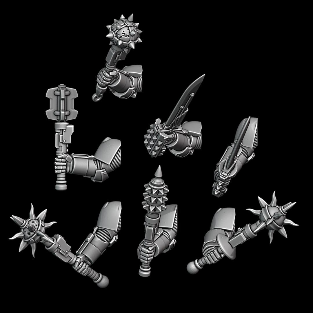 Melee Weapon Upgrades Sunforged Legion Dao Miniatures Wargaming Resin ...