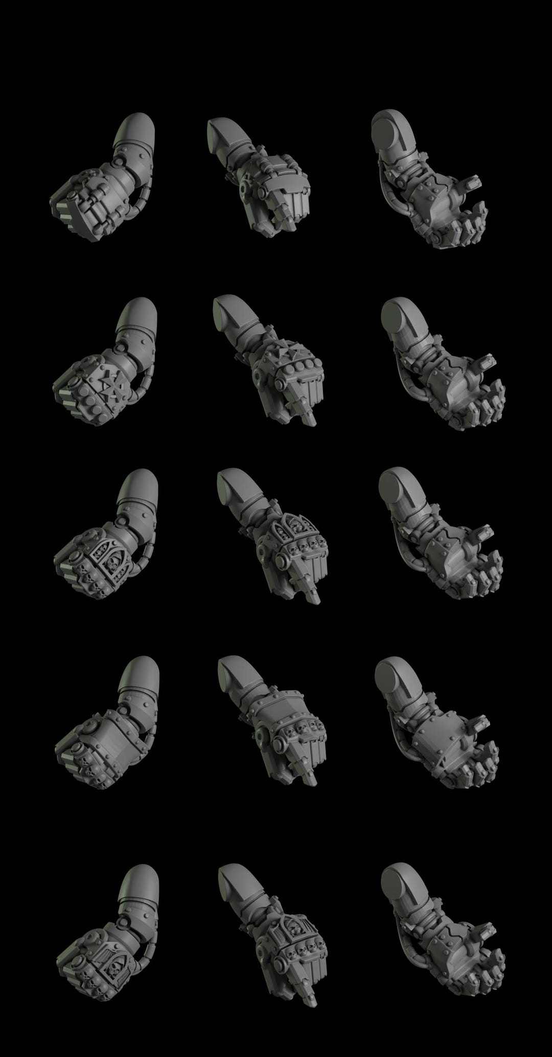 Fist Upgrades Eternal Pilgrims Greytide Studios Resin Wargaming Resin ...