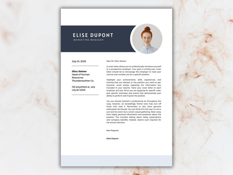 Modèle de CV avec photo, modèle de CV moderne, modèle de CV design ...