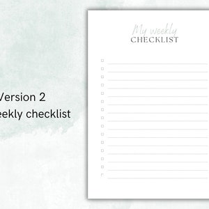 Modèle de checklist, checklist template, checklist à imprimer et à ...