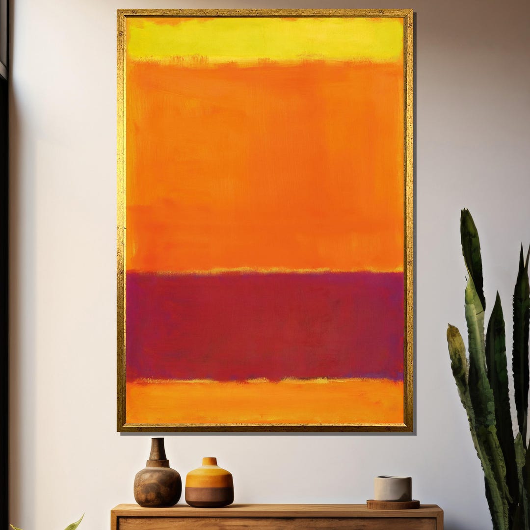 Mark Rothko’s 'untitled (yellow, Orange, and Red)' - Vibrant and ...