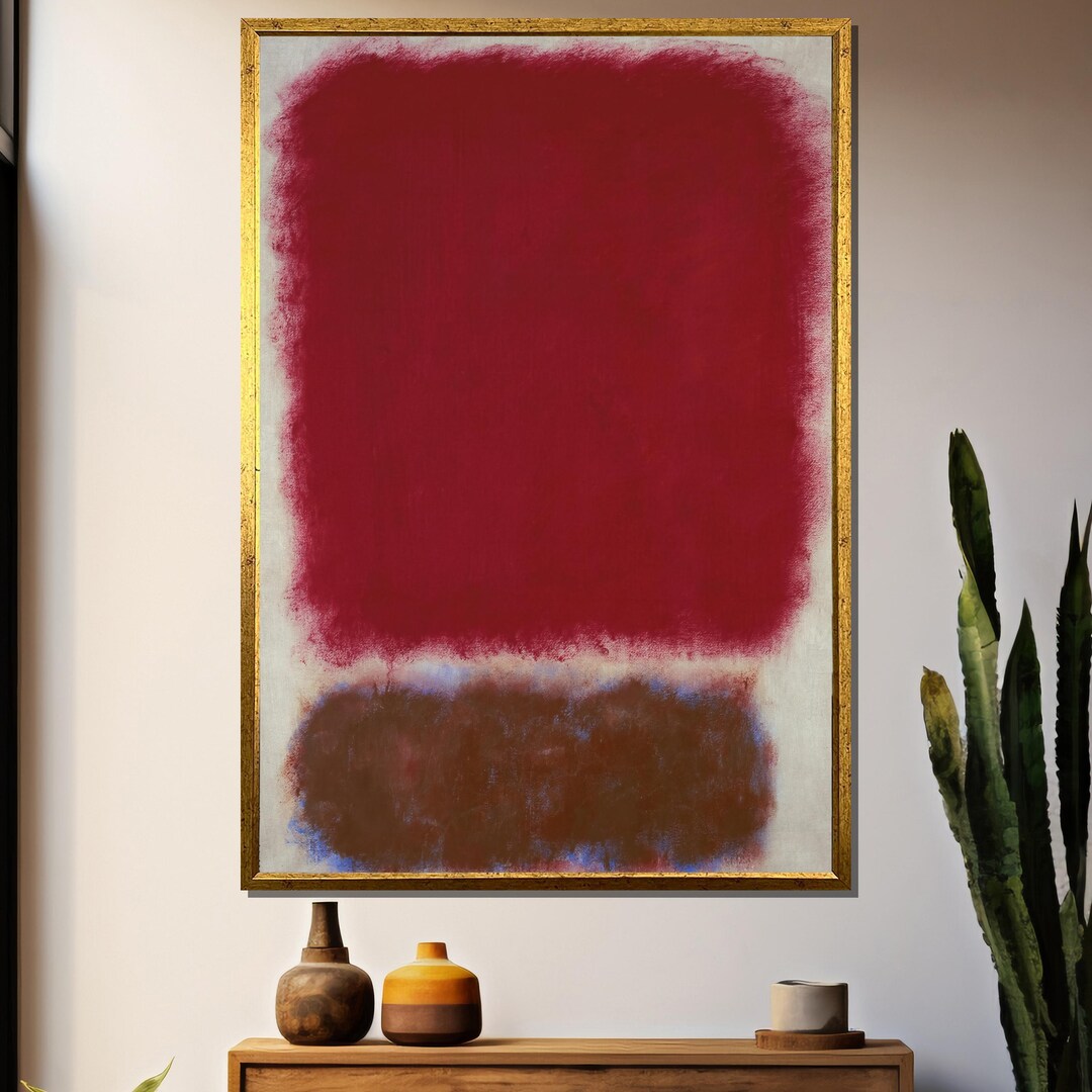 Mark Rothko’s 'untitled (red and Brown)' - Warm and Deep Abstract ...